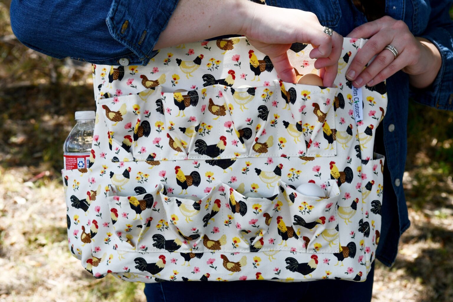 Hen Couture® Egg Collecting Utility Tote Bag - Cackle Hatchery