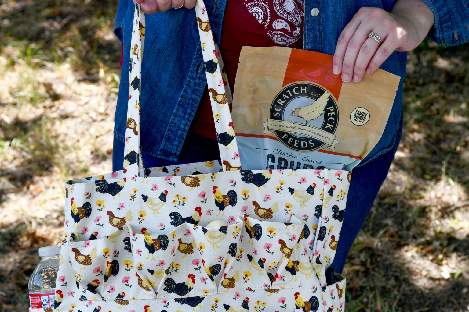 Hen Couture® Egg Collecting Utility Tote Bag - Cackle Hatchery